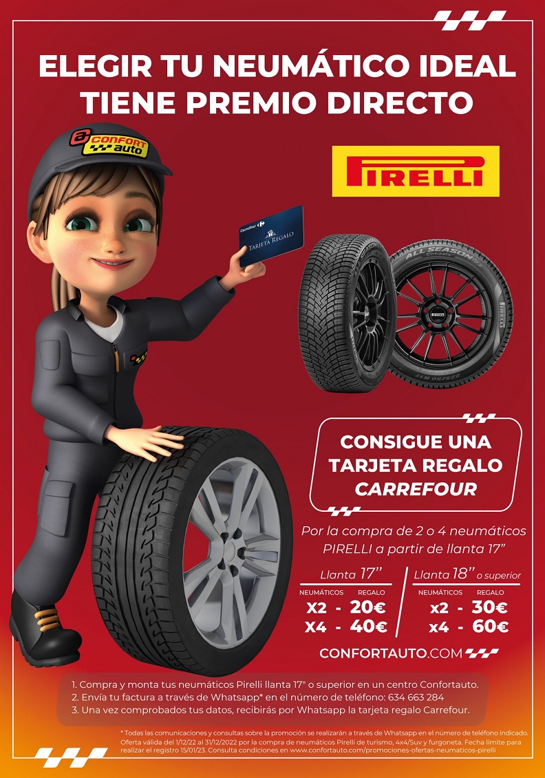 Campaña Pirelli Diciembre 2022 - Neumáticos Cristóbal Peña
